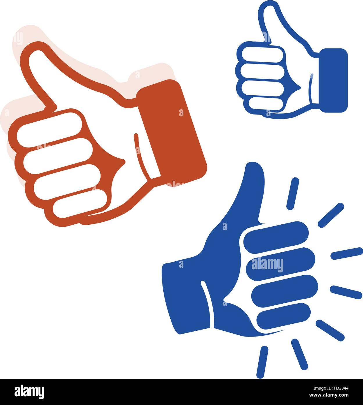 Finger hand fist like quality control Stock Vector Images - Alamy