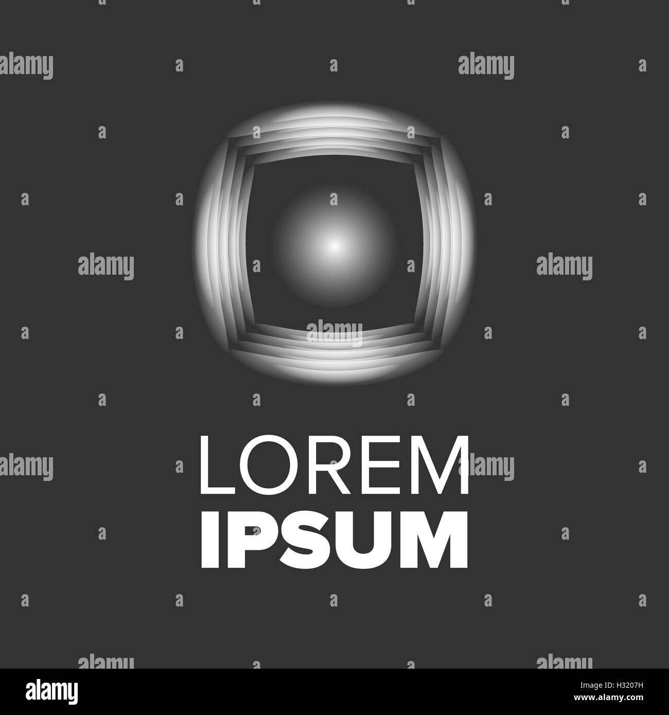 Circle futuristic logo Stock Vector Image & Art - Alamy