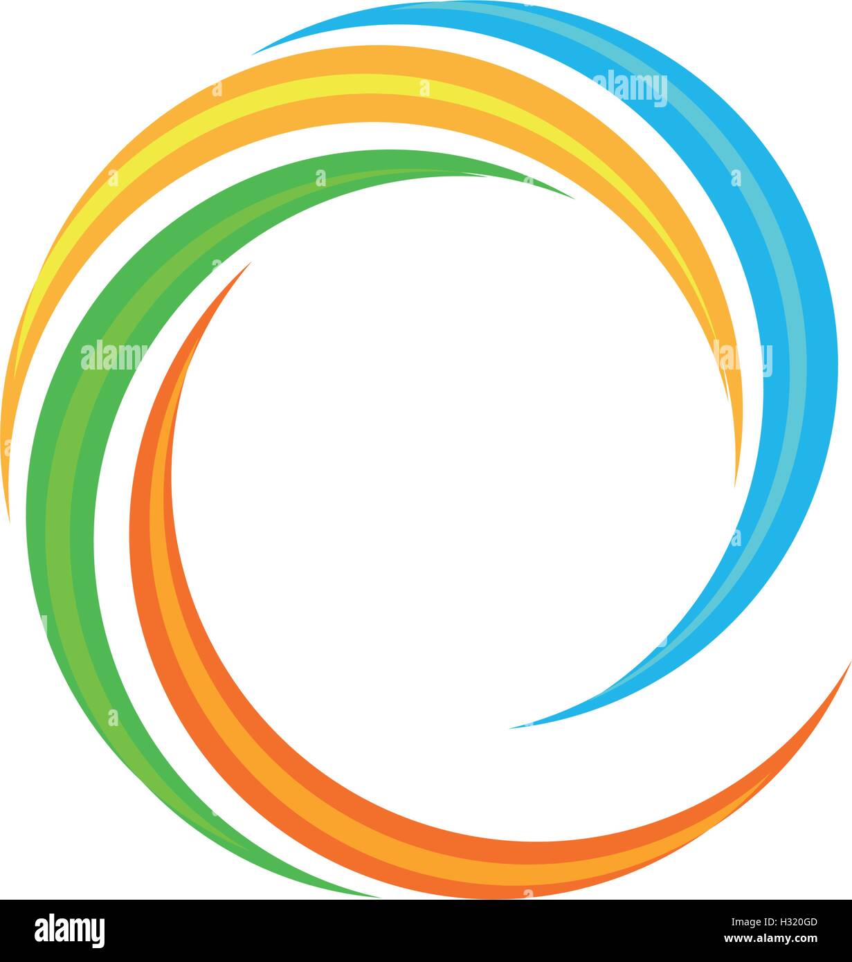 Isolated abstract colorful wave logo Stock Vector Image & Art - Alamy