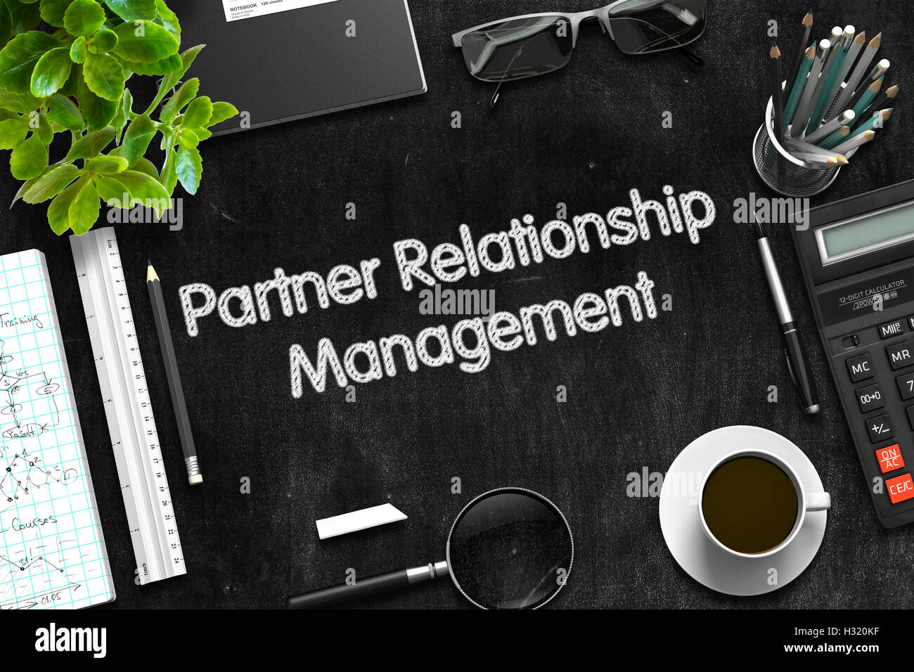 Partner Relationship Management Concept. 3D render Stock Photo - Alamy
