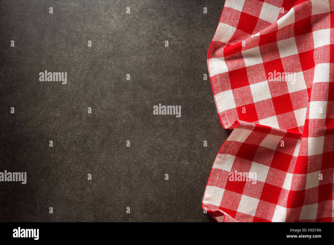 napkin on black background Stock Photo - Alamy