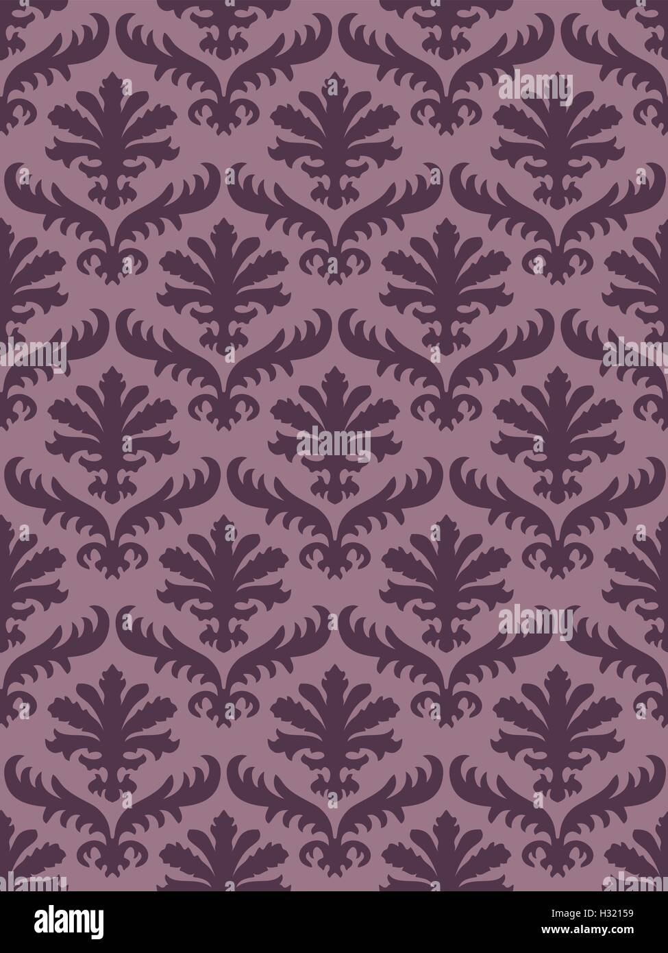 Vector colorful damask seamless floral pattern background. Color trend ...