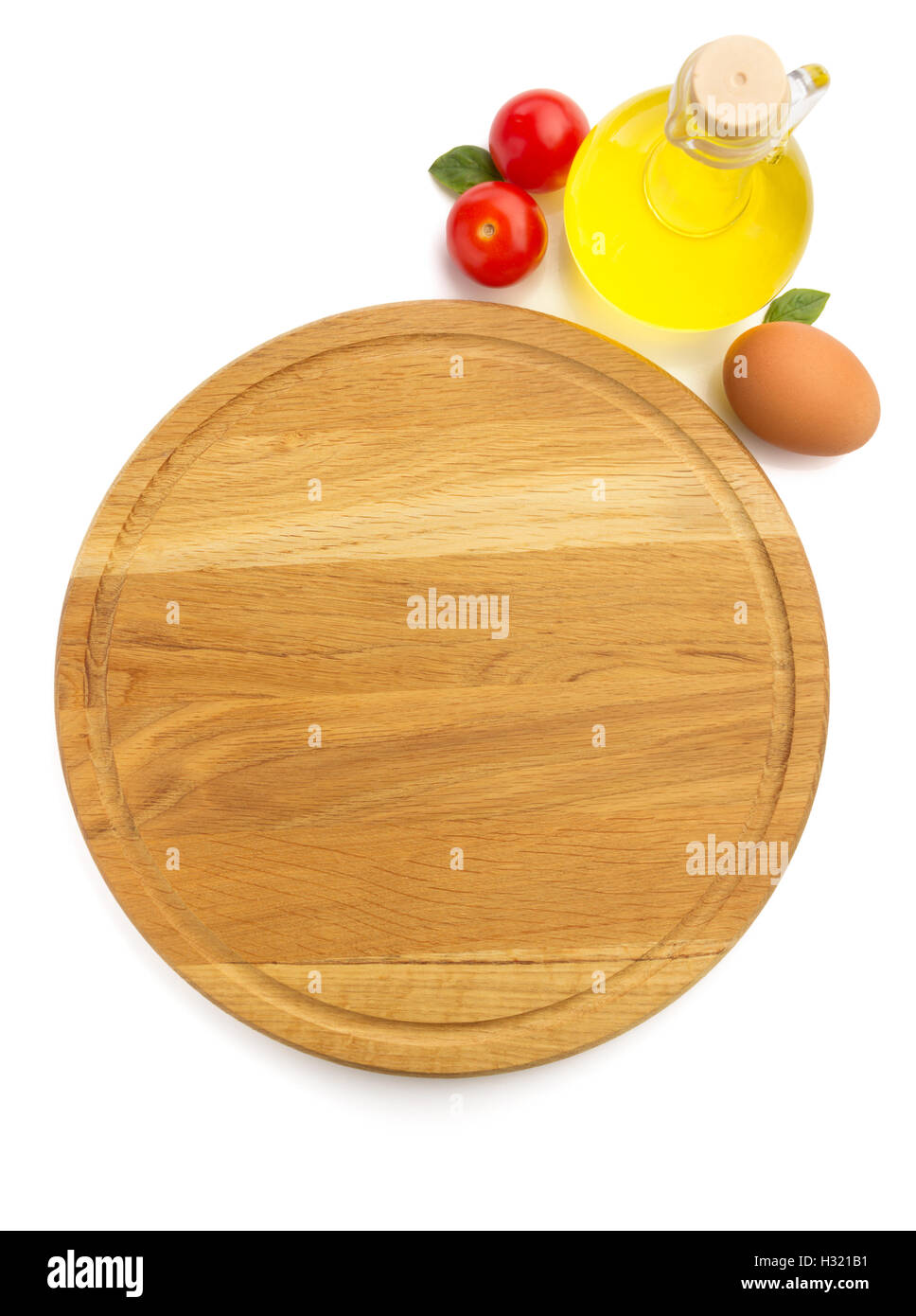 pizza ingredients isolated on white background Stock Photo - Alamy