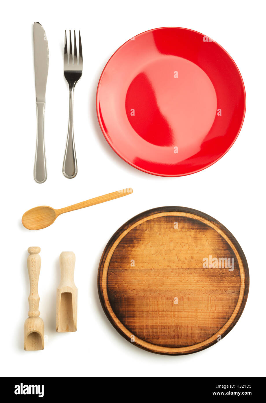 kitchen tools isolated on white background Stock Photo - Alamy