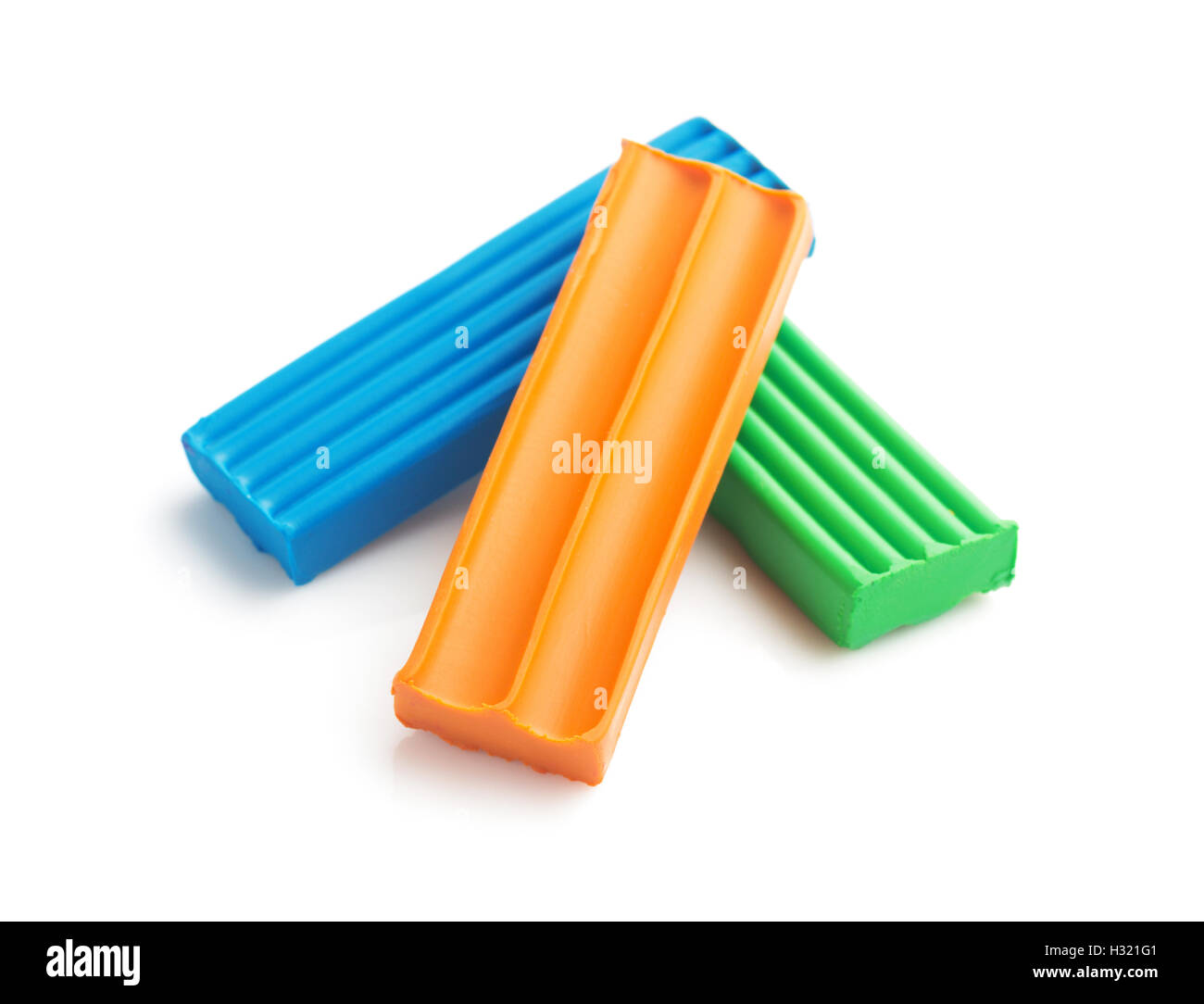 plasticine set isolated on white background Stock Photo - Alamy