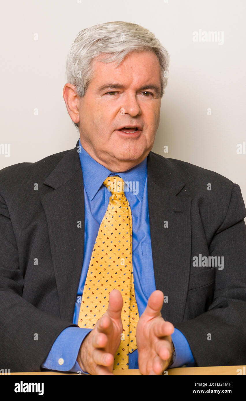 WASHINGTON, DC, USA - Newt Gingrich, former Speaker of the U. S. House ...