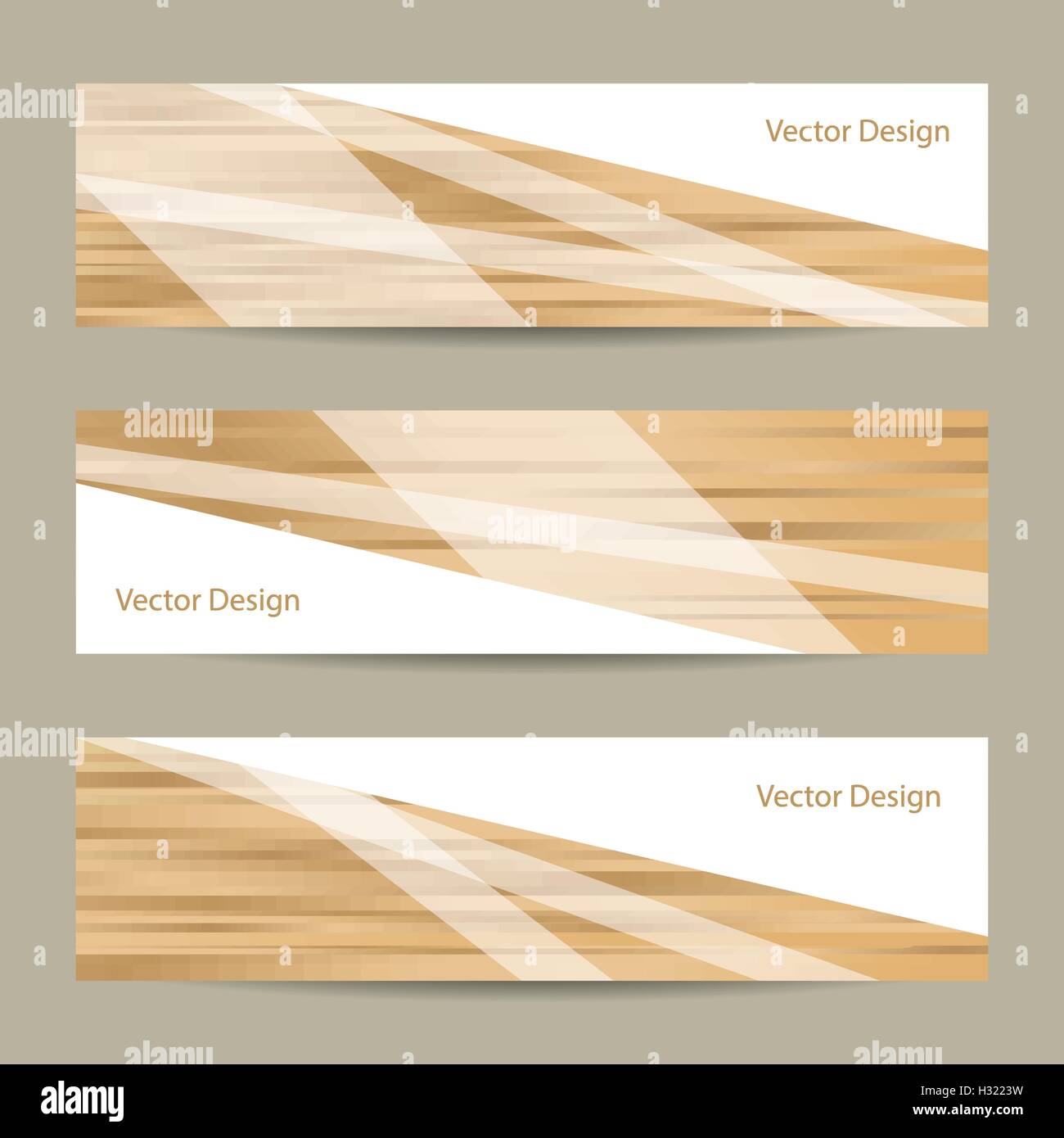 Set of horizontal banners Stock Vector Image & Art - Alamy