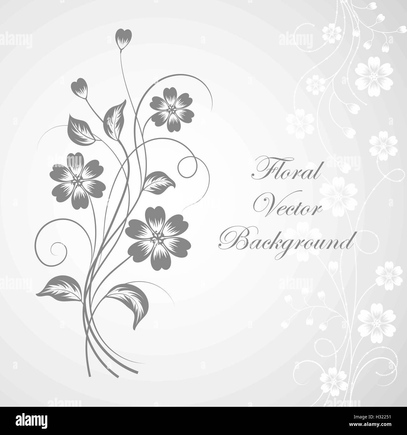 Simple floral background Stock Vector Image & Art - Alamy