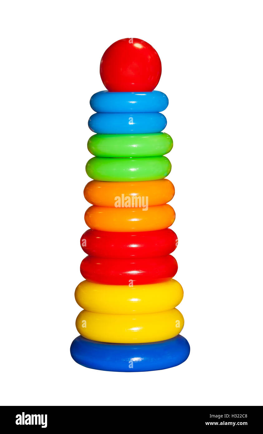 Kids pyramid toy Stock Photo - Alamy