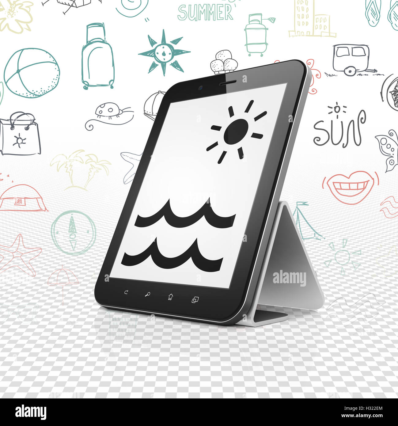 Modern happy family concept beach hi-res stock photography and images ...