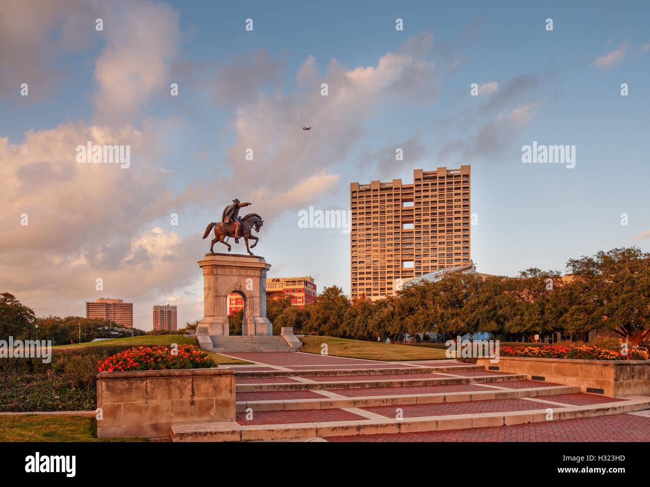 Sam Houston Statue bathed in Golden Hour Light - Hermann Park - Houston ...