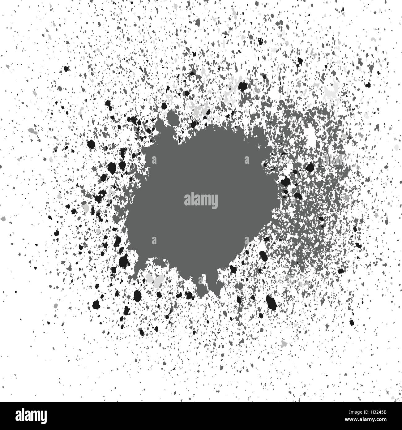 Vector silver paint splash splatter hi-res stock photography and images ...