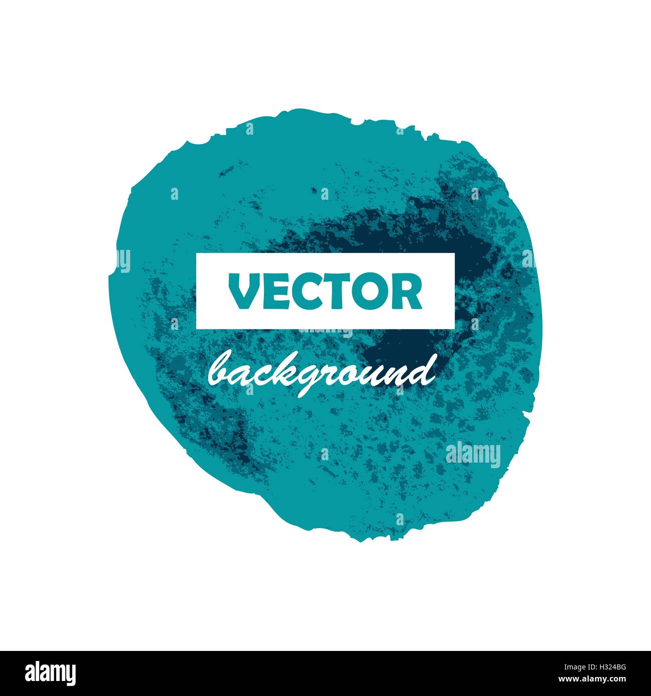 Colorful round paint stain grunge isolated, for your text, illustration ...