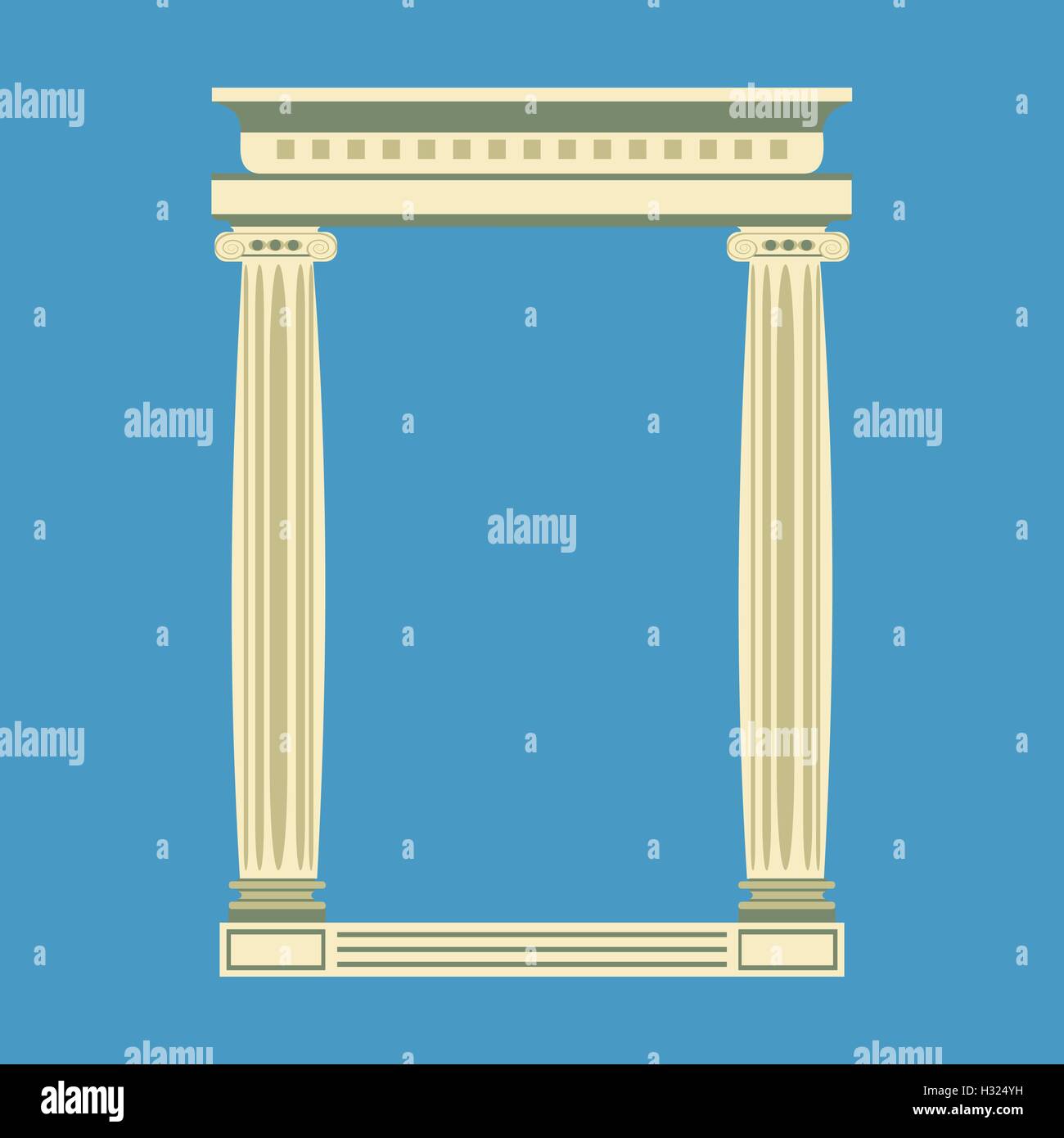 Doric ionic corinthian columns hi-res stock photography and images - Alamy