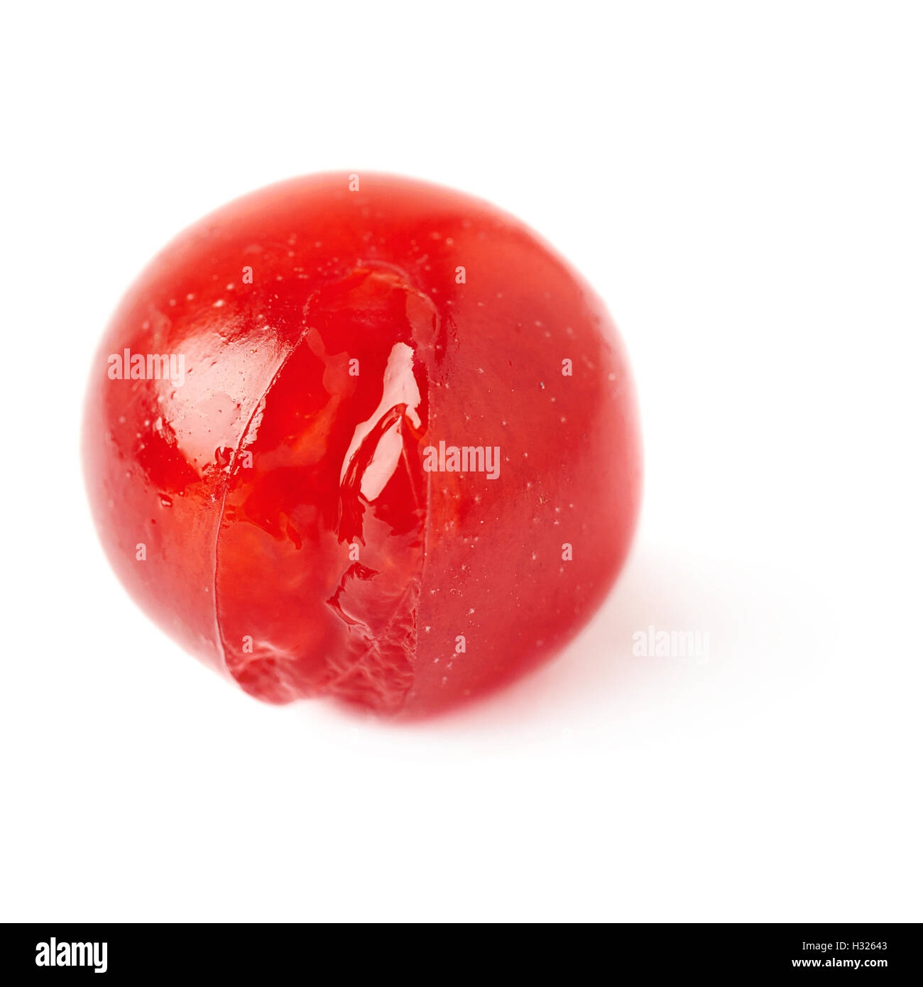 Single Red Currant isolated over white background Stock Photo - Alamy