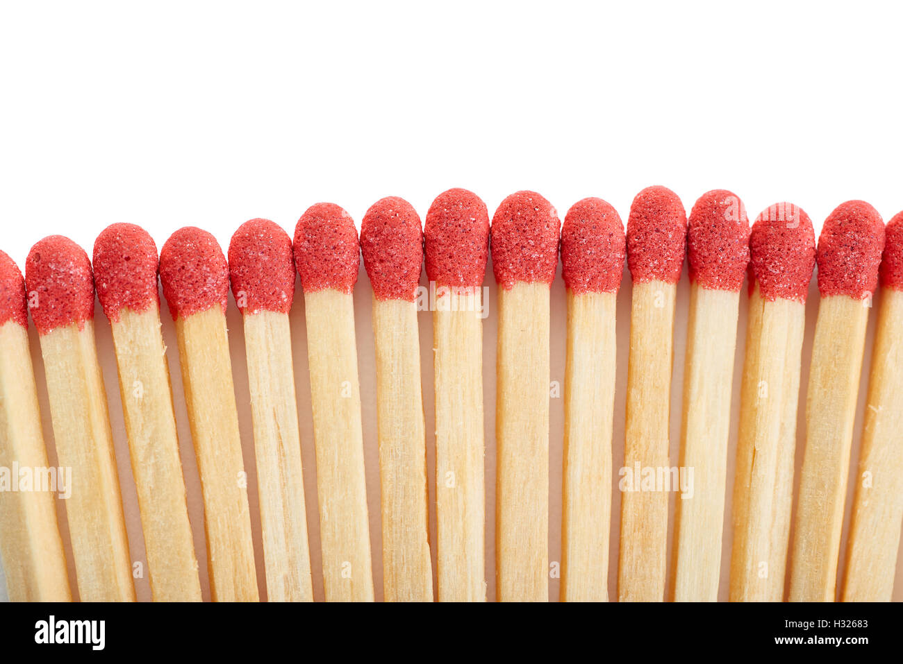 Pile of Wooden matches isolated over the white background Stock Photo ...