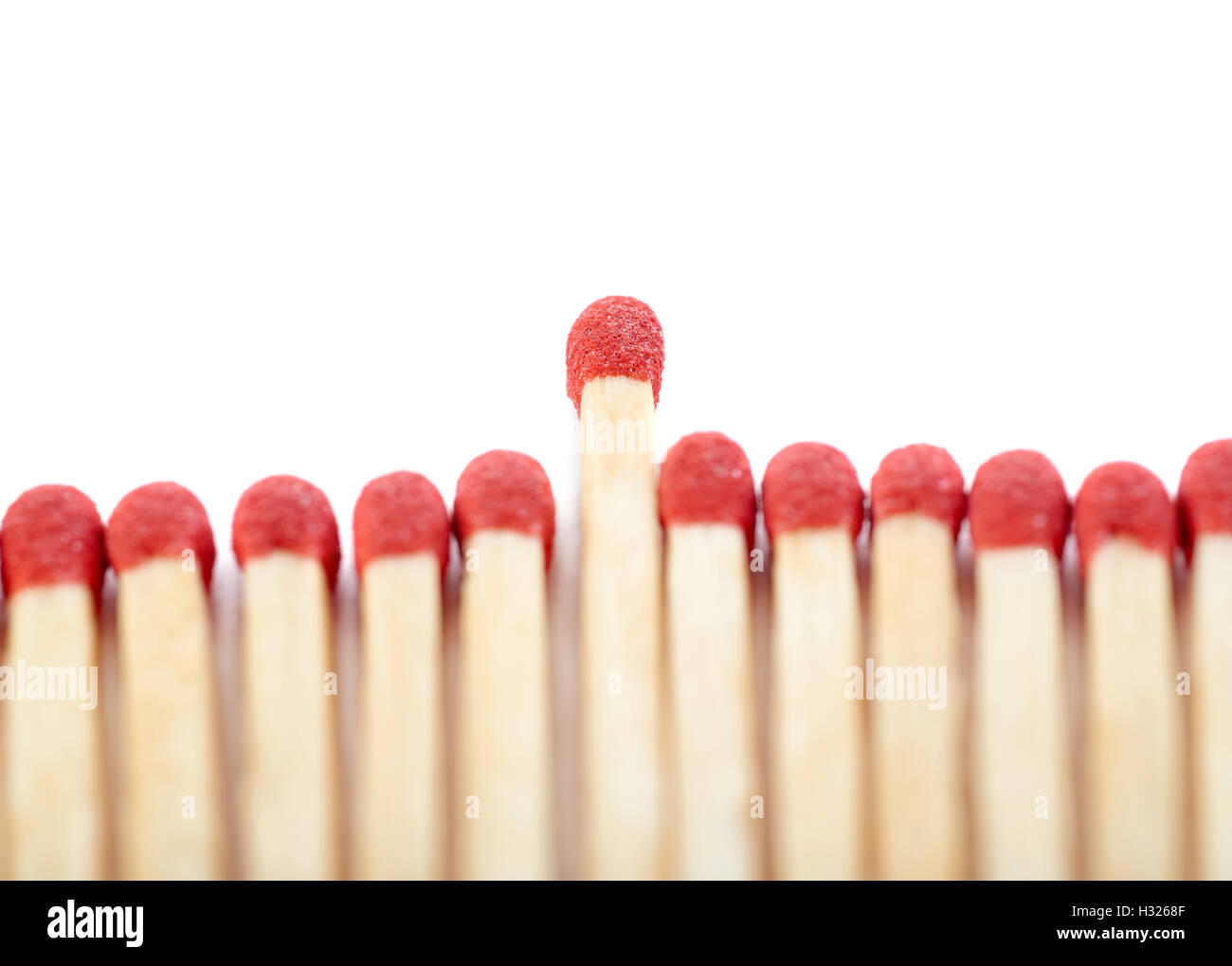 Pile of Wooden matches isolated over the white background Stock Photo ...