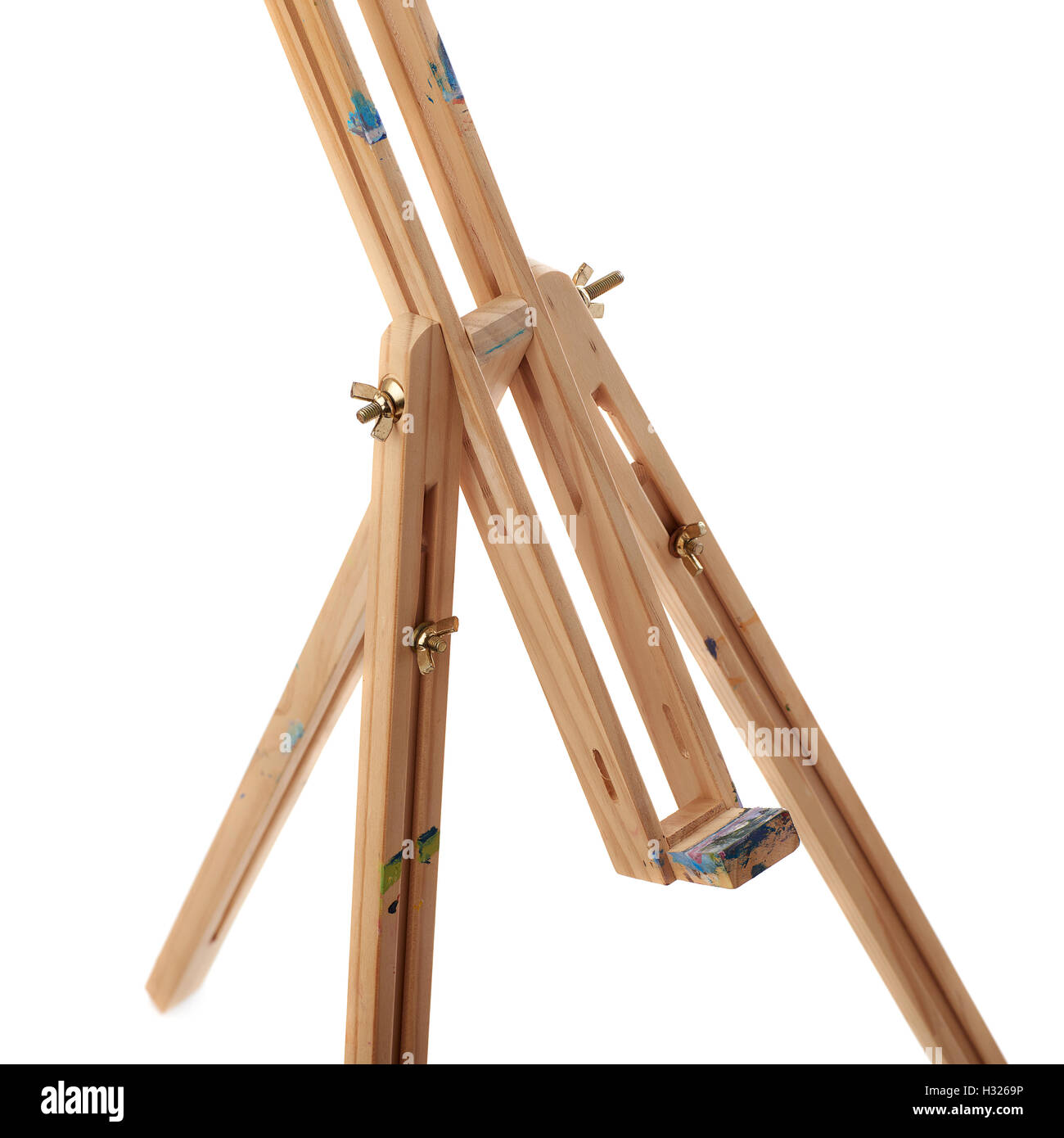 Wooden easel over isolated white background Stock Photo - Alamy Wooden easel over isolated white background Stock Photo - Alamy