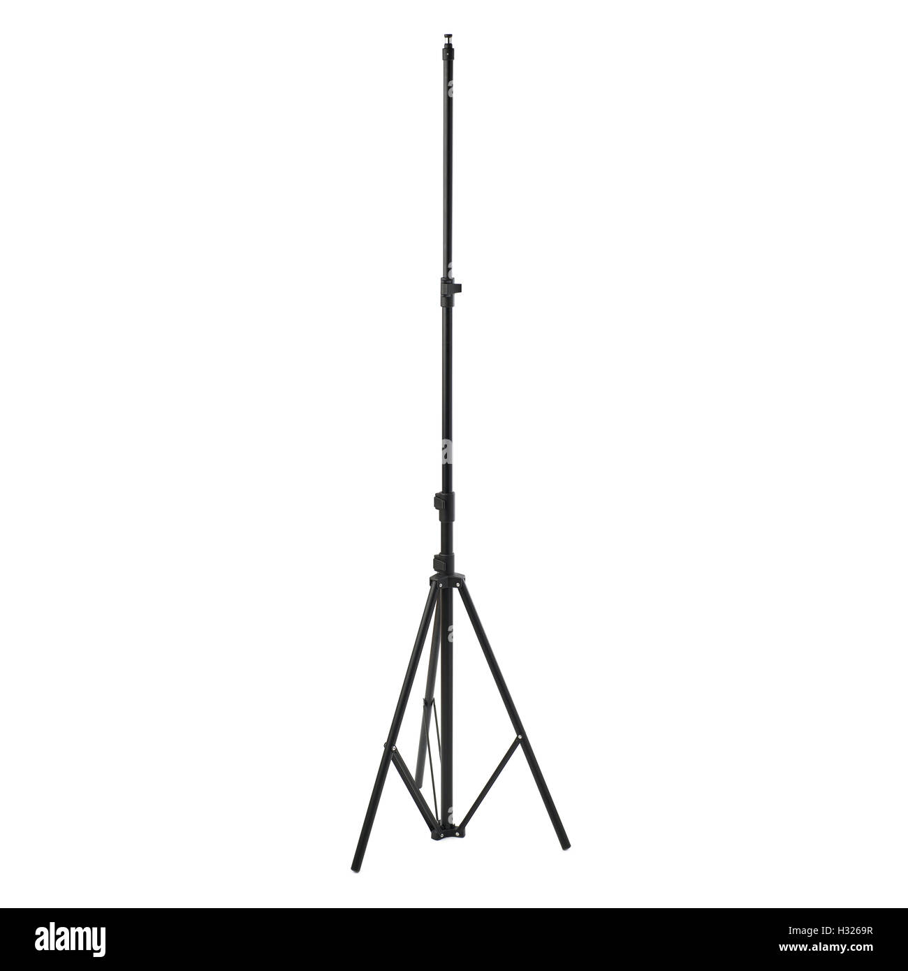 Studio flash stand over isolated white background Stock Photo - Alamy