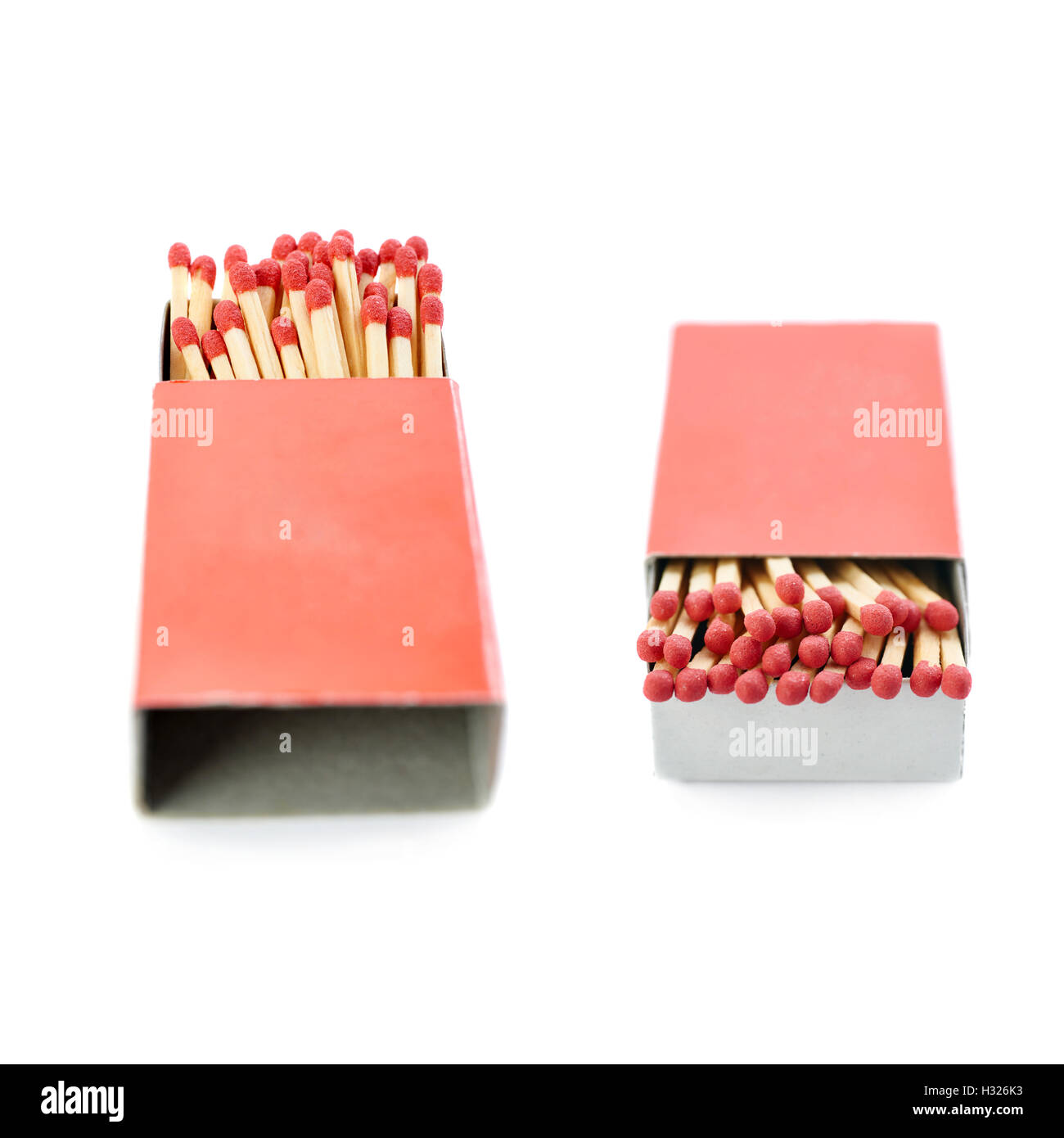 Set of Pile of Wooden matches isolated over the white background Stock ...