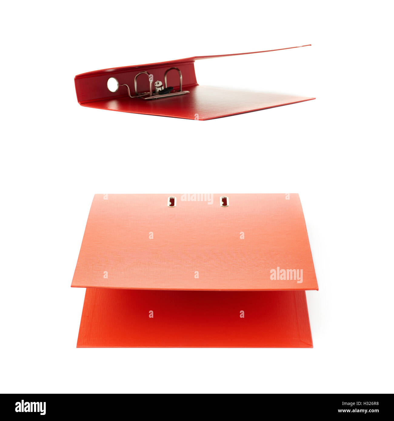 Set of Office folder isolated over the white background Stock Photo - Alamy