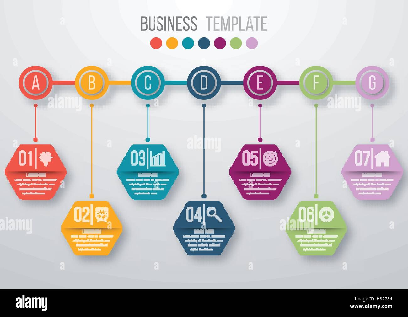 Vector business infographics timeline Stock Vector Images - Alamy