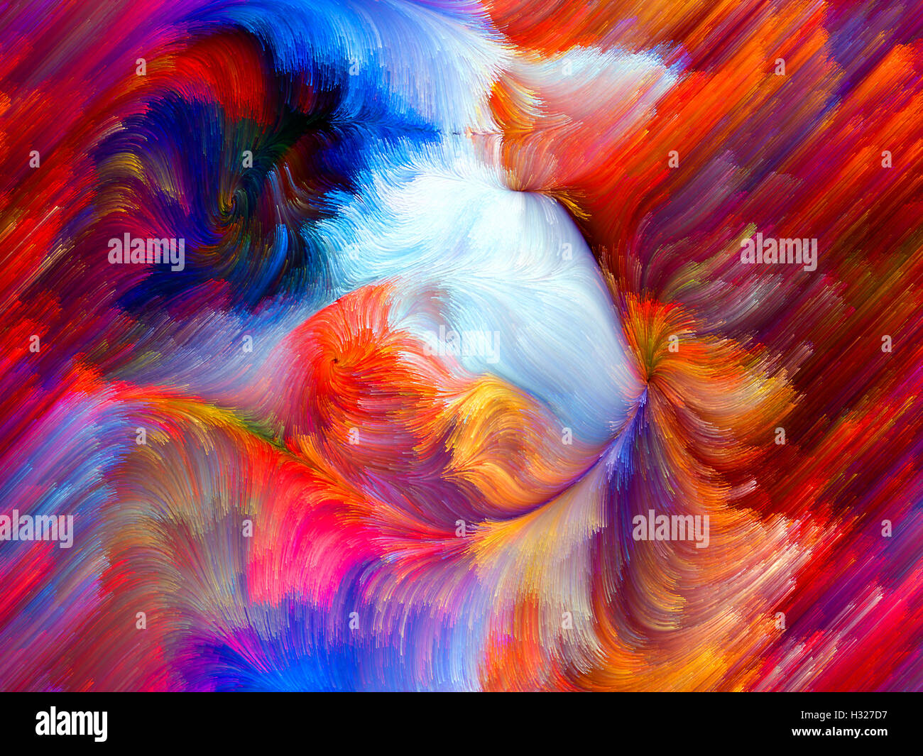 Virtual Life of Color Stock Photo - Alamy