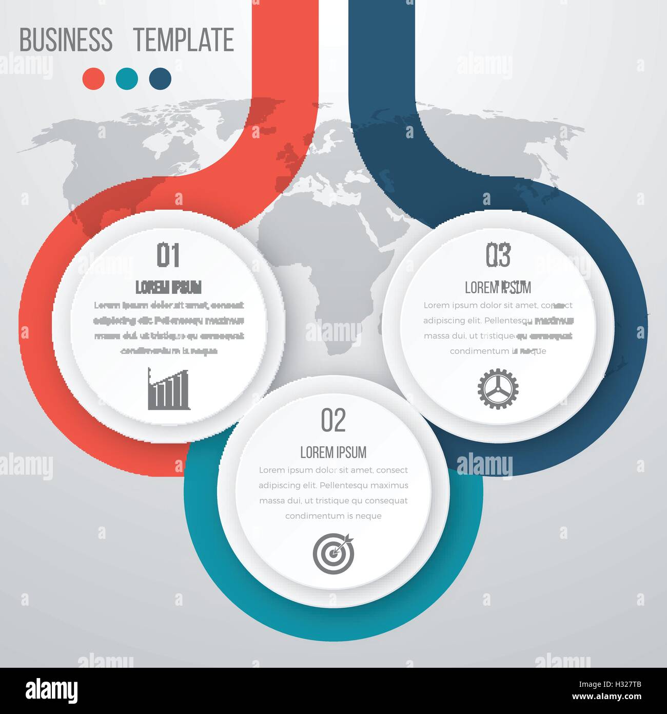 infographics three options Stock Vector Image & Art - Alamy