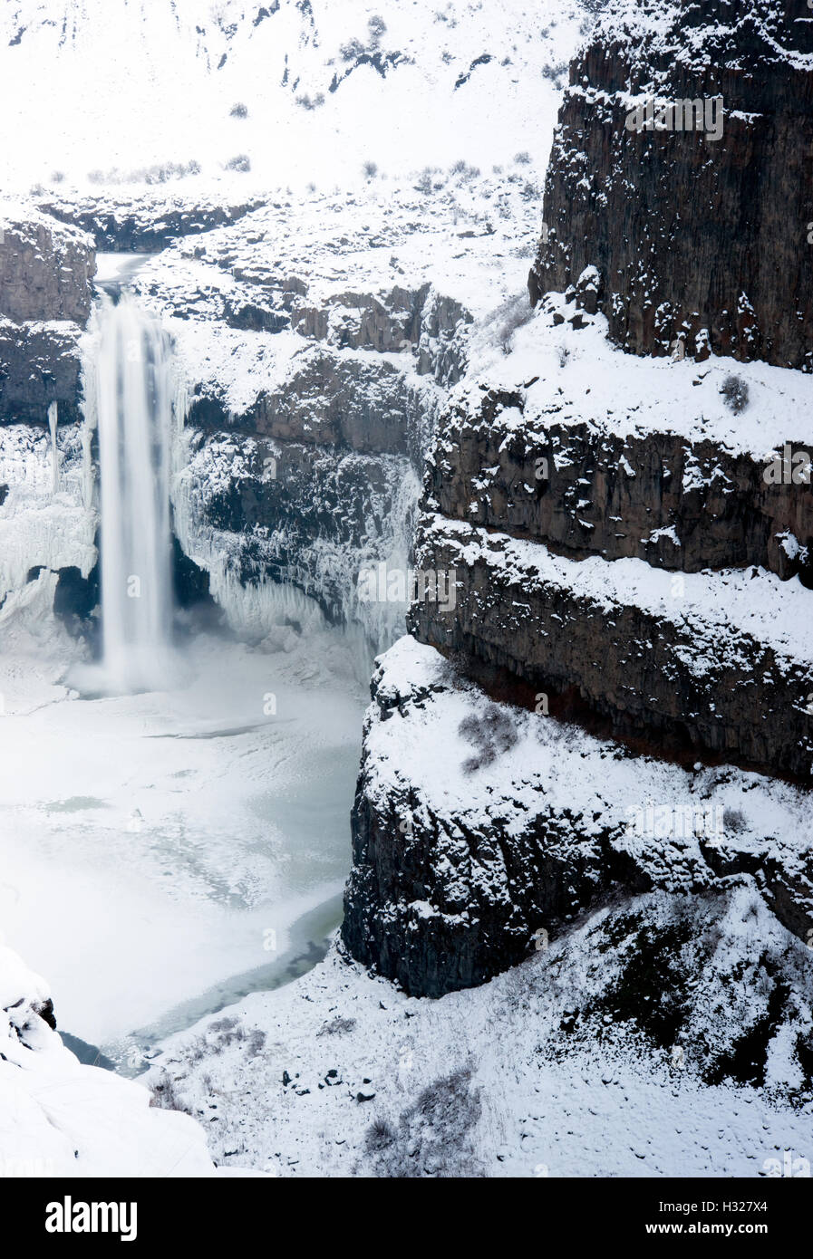 Palouse falls washington winter hi-res stock photography and images - Alamy
