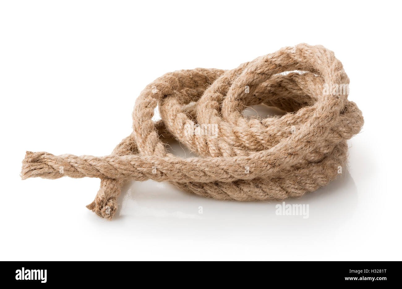 Coil of rope Stock Photo - Alamy