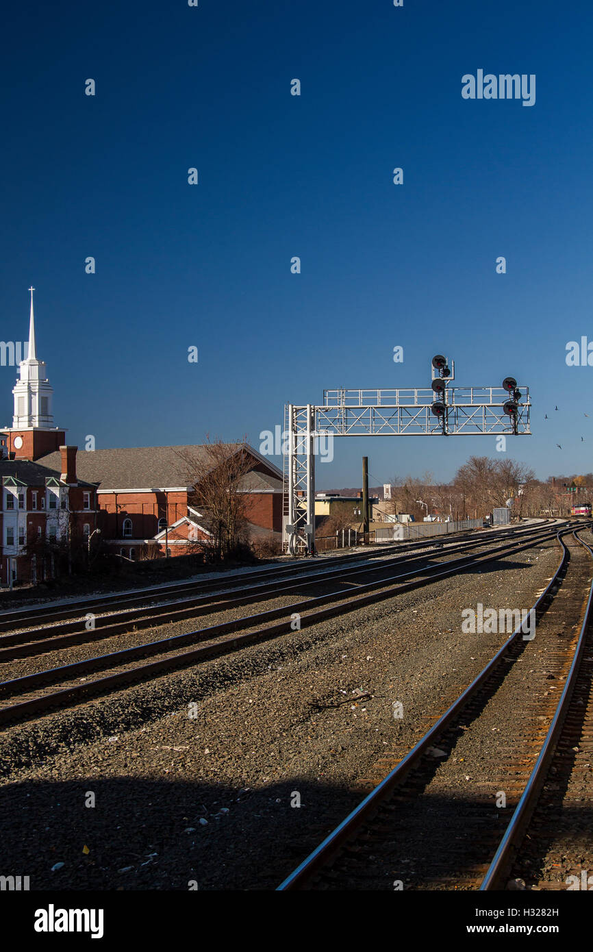 Boston and worcester railroad hi-res stock photography and images - Alamy
