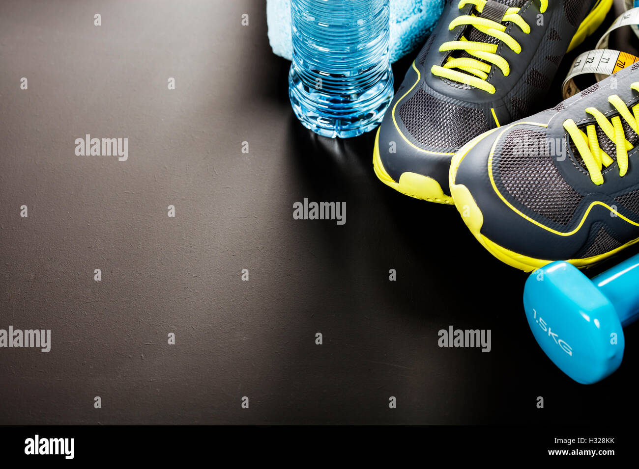 Different tools for sport Stock Photo - Alamy