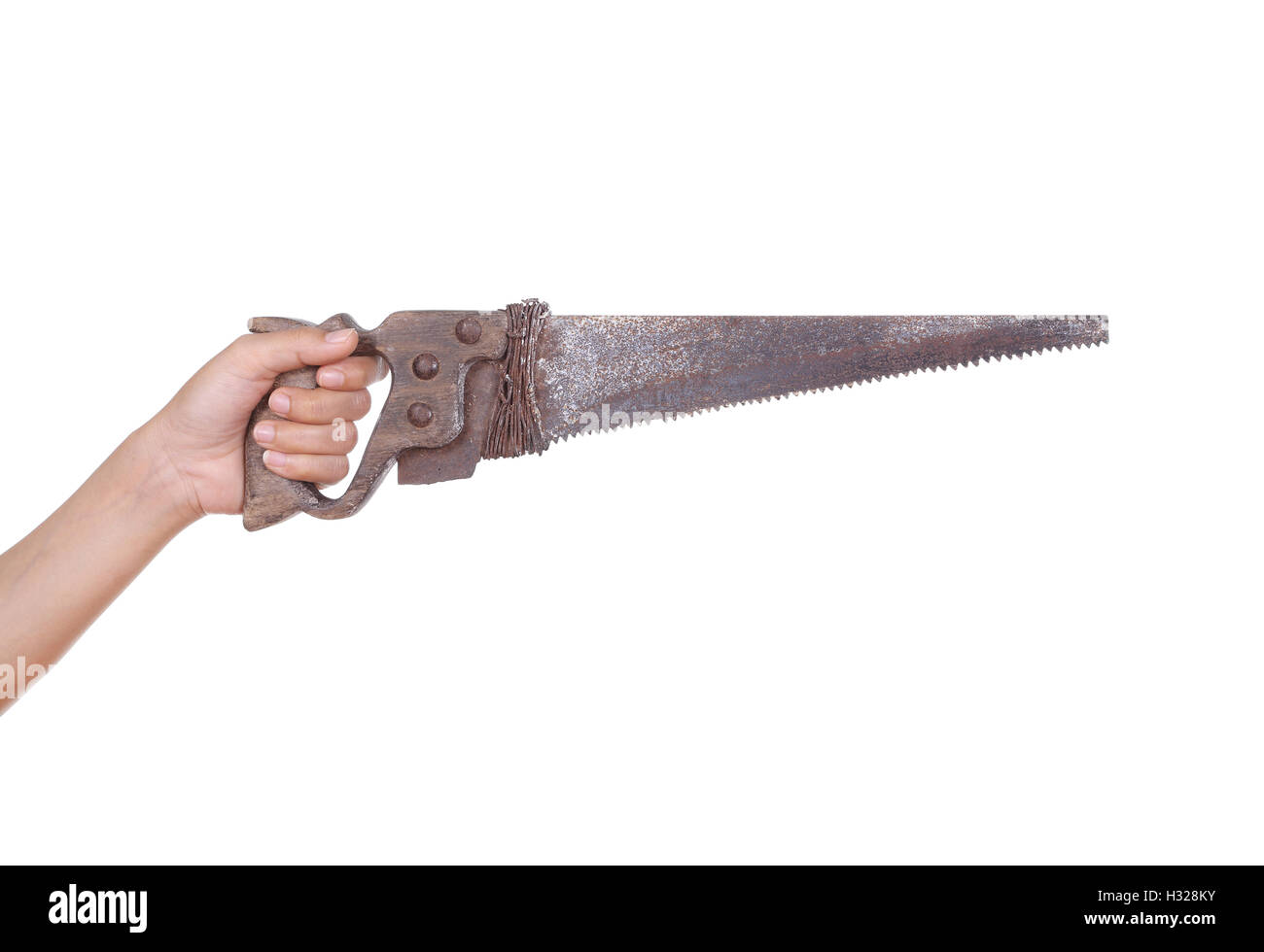 Old saw cut Cut Out Stock Images & Pictures - Alamy