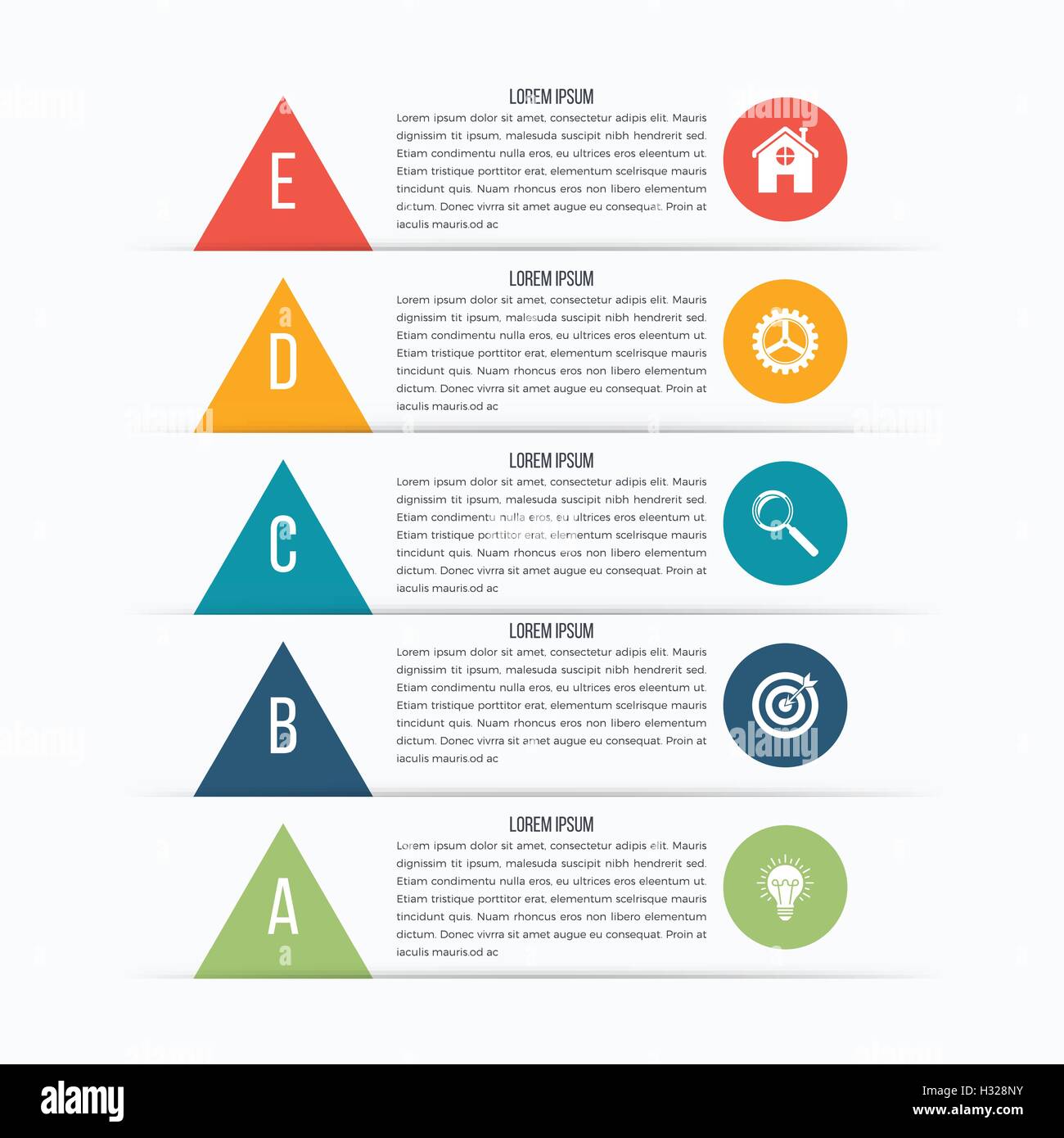 Vector arrows infographic. Template for diagram Stock Vector Image ...