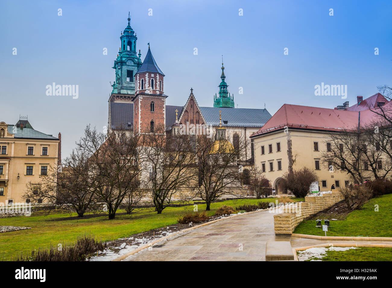 Poland, Wawel Cathedral complex in Krakow Stock Photo - Alamy