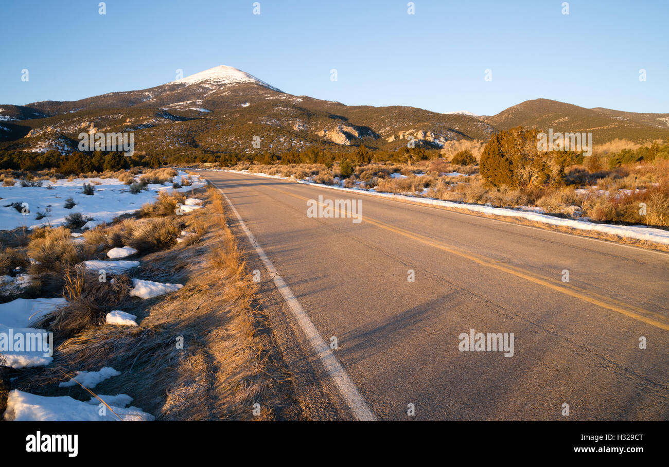 Great Basin National Park Bald Buck Mountain Nevada West Stock Photo ...