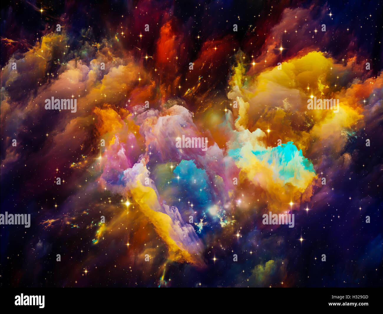 Vivid nebula hi-res stock photography and images - Alamy