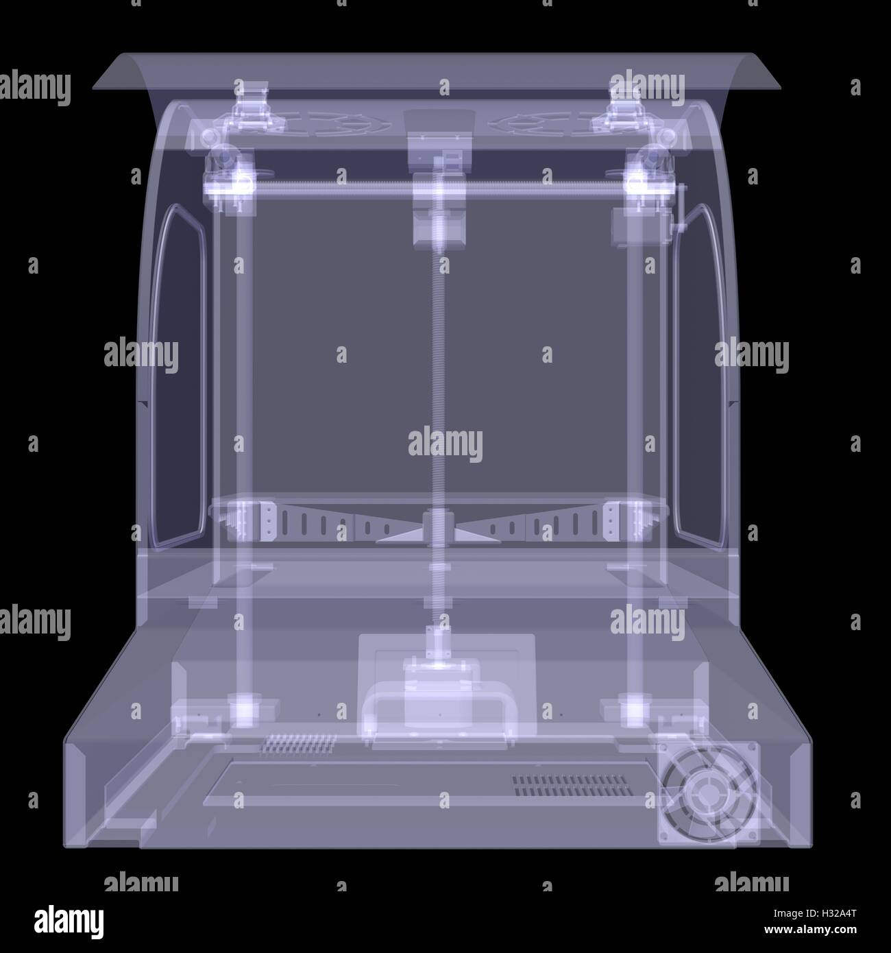 3d printer. X-ray render Stock Photo - Alamy