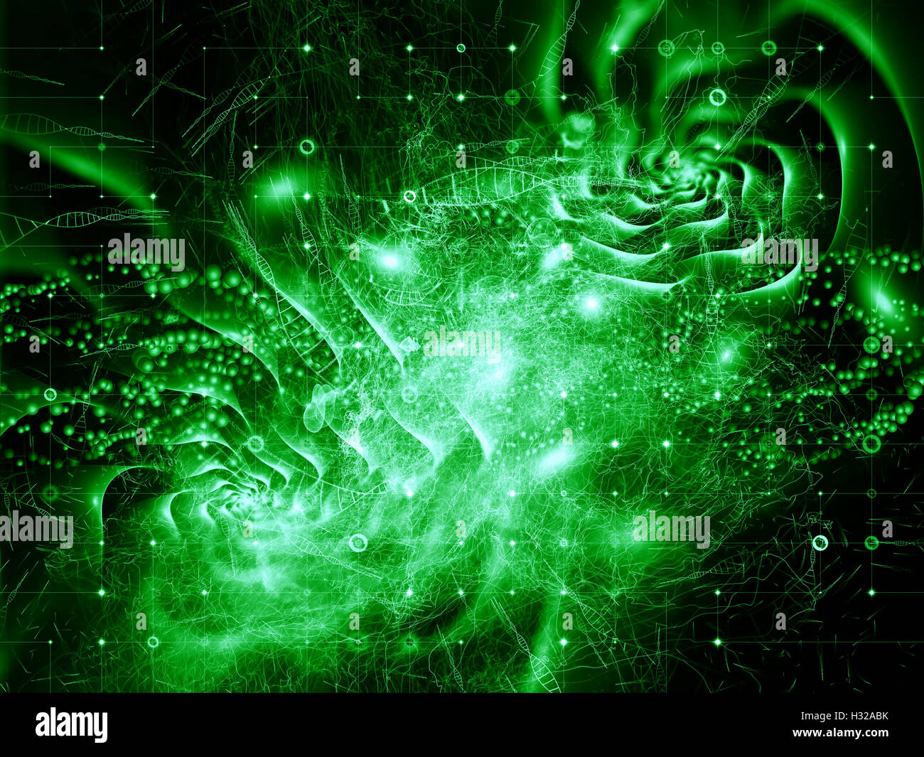 Lights of DNA Stock Photo - Alamy