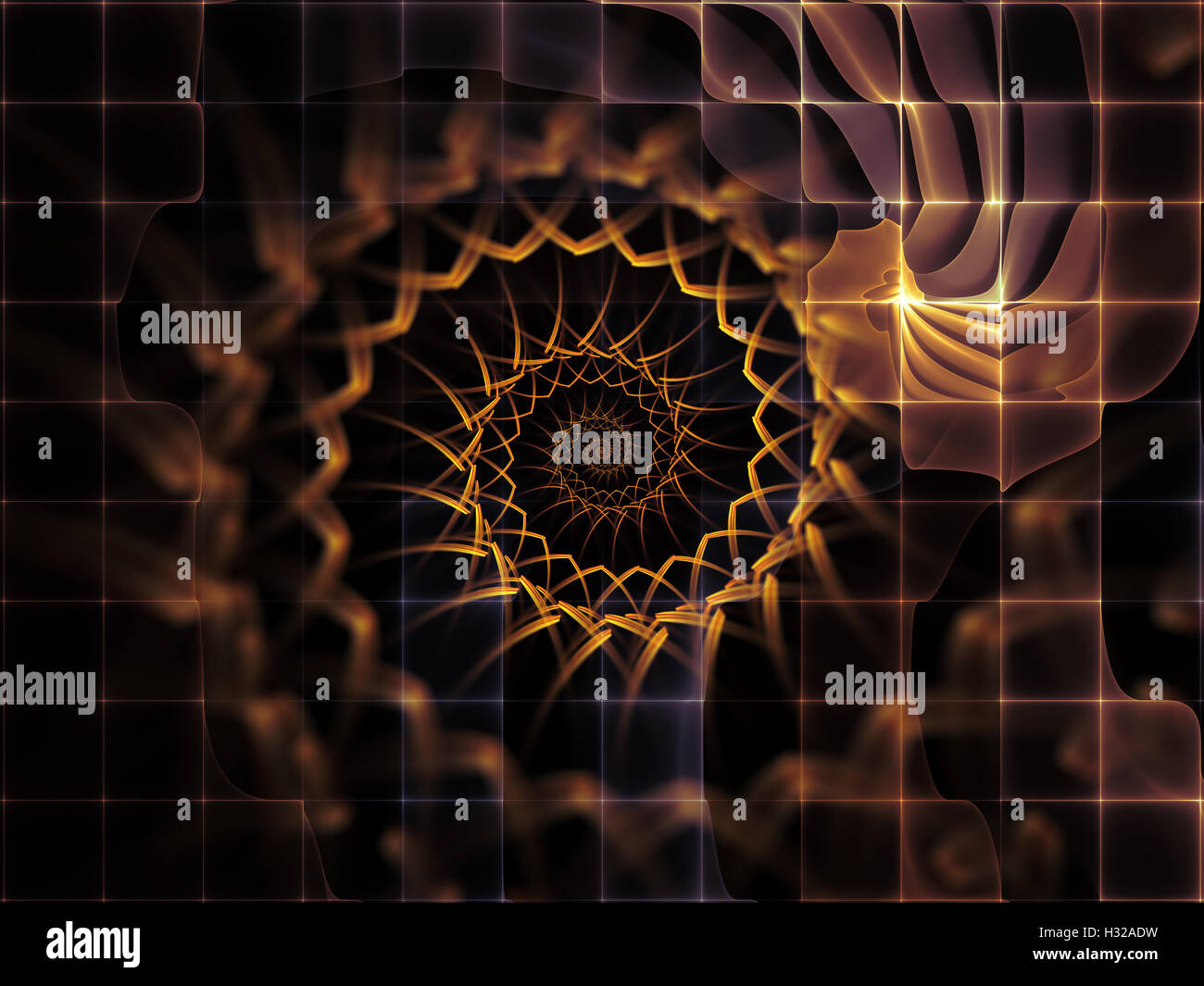 Visualization of Digital Space Stock Photo - Alamy