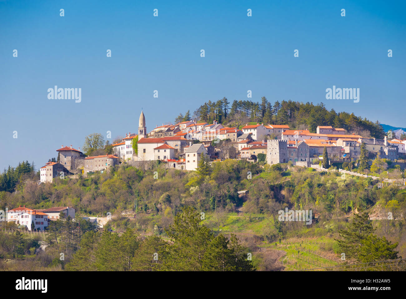 Village of Stanjel, Slovenia, Europe Stock Photo - Alamy