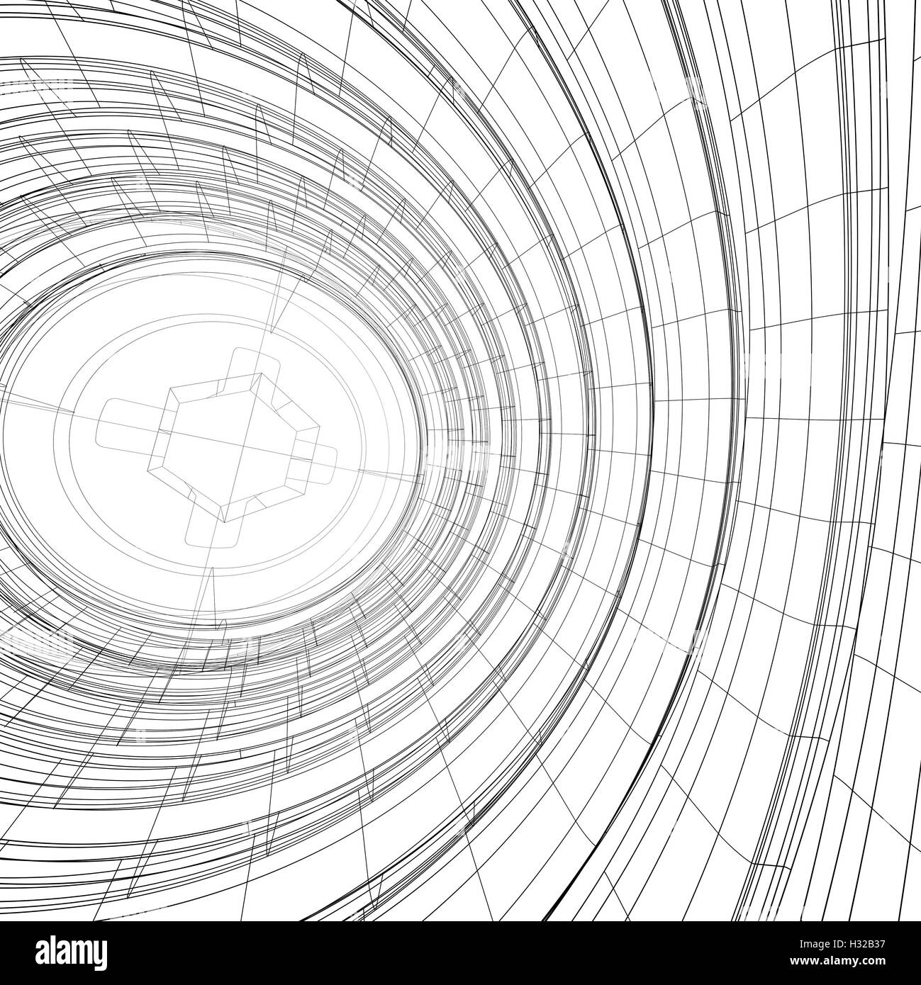 Spiral project Black and White Stock Photos & Images - Alamy