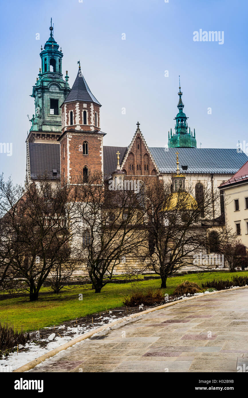 Poland, Wawel Cathedral complex in Krakow Stock Photo - Alamy