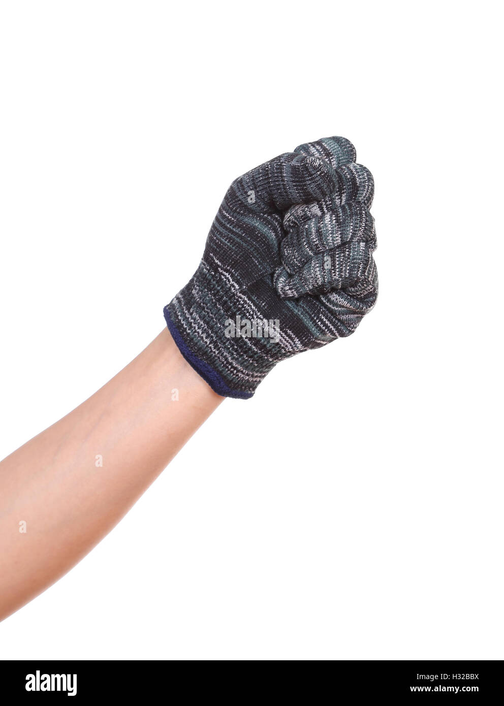 Human hand in white glove Cut Out Stock Images & Pictures - Alamy