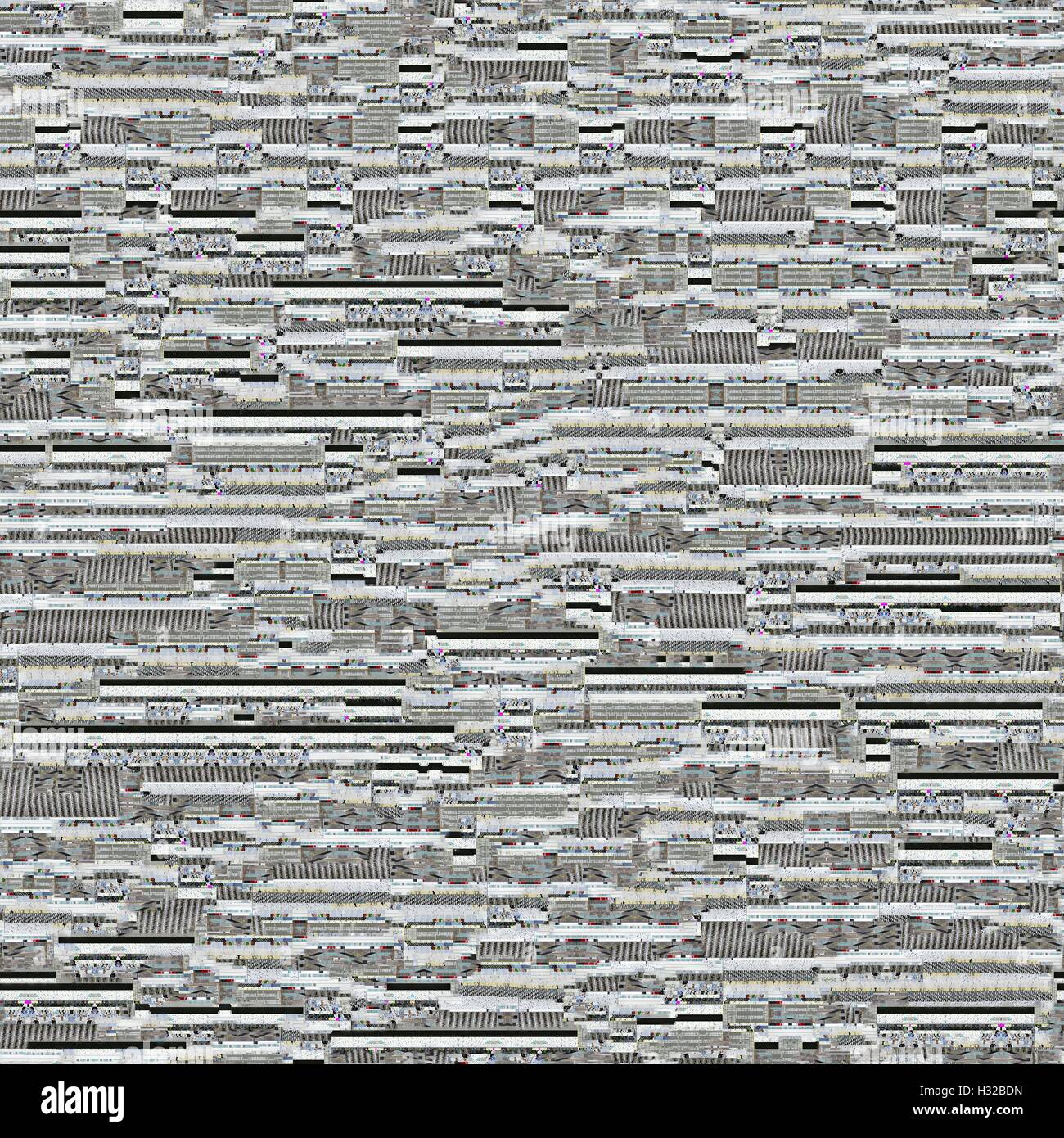 Computer glitch illustration. Digital generated this images. Seamless ...