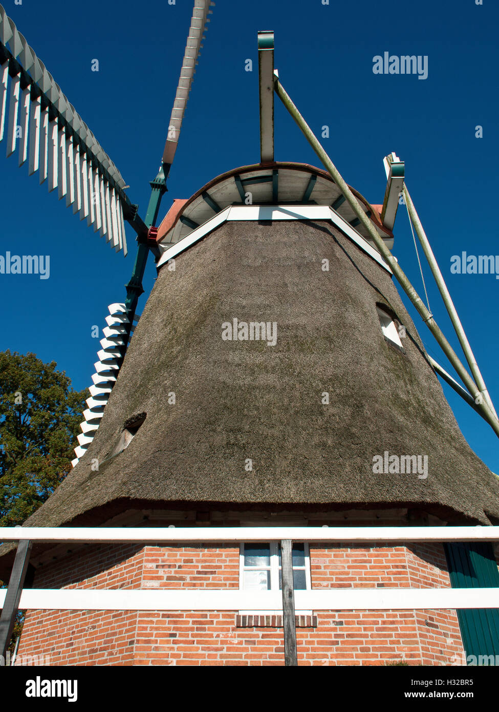 windmill in eastern frisia Stock Photo - Alamy