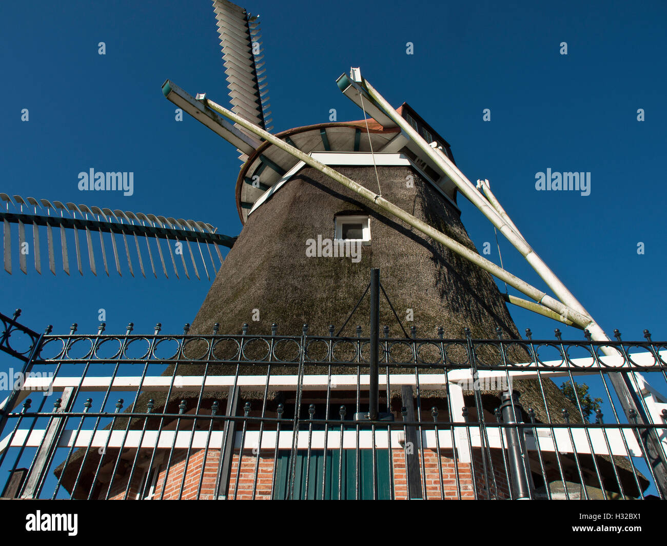 windmill in eastern frisia Stock Photo - Alamy
