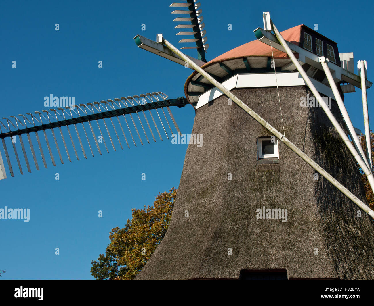 windmill in eastern frisia Stock Photo - Alamy