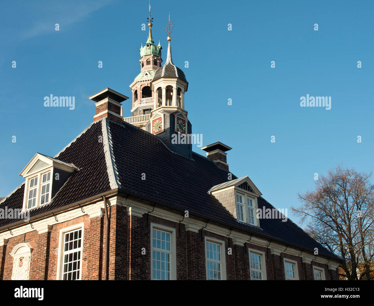 the city of leer in frisia Stock Photo - Alamy
