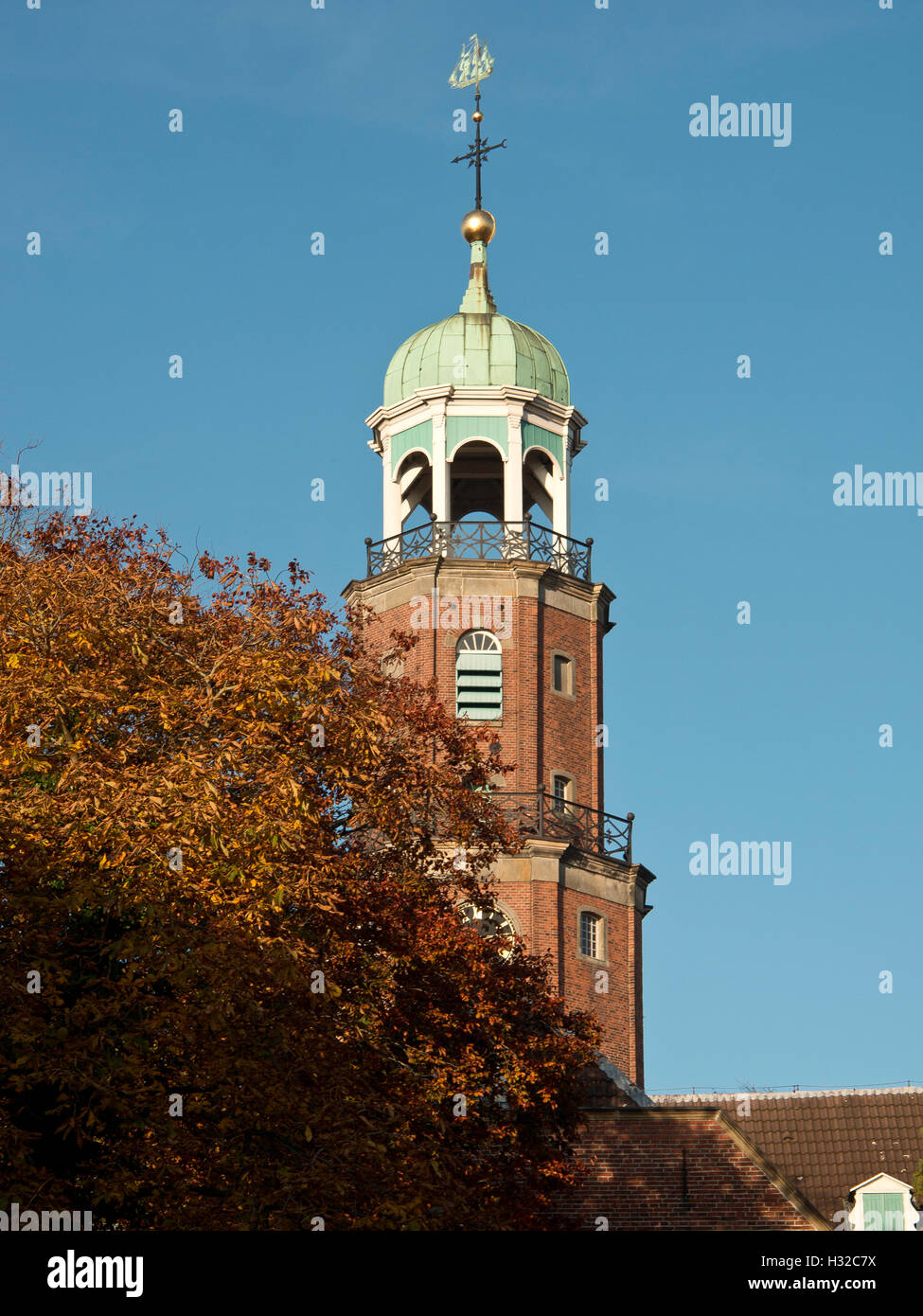 the city of leer in frisia Stock Photo - Alamy